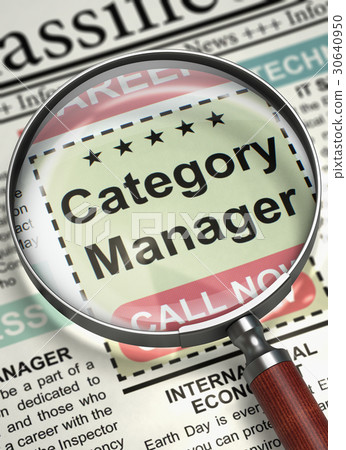 We are Hiring Category Manager. 3D. - Stock Illustration [30640950] - PIXTA