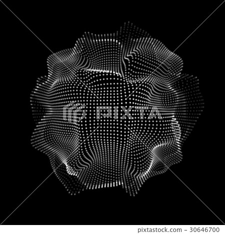 Abstract Space Particles Shape - Stock Illustration [30646700] - PIXTA