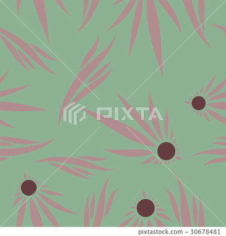 Abstract flower pattern-插圖素材 [30678481] - PIXTA圖庫