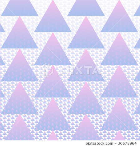 Colorful triangles pattern background - Stock Illustration [30678964 ...