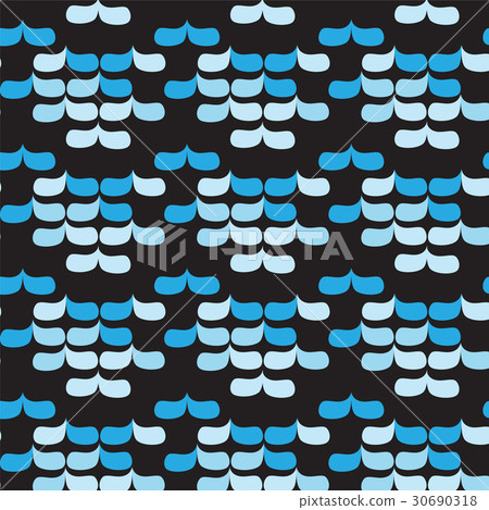 blue round rectangle sharp pattern background - Stock Illustration ...