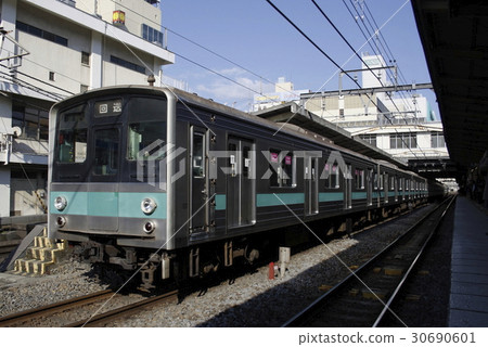 Discontinued car transportation of Joban Line... - Stock Photo ...