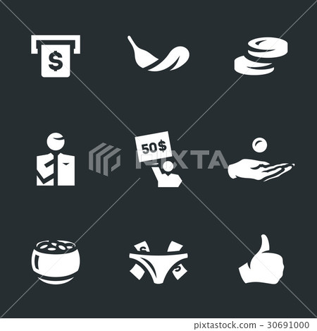 Vector Set of Easy Money Icons. - Stock Illustration [30691000] - PIXTA