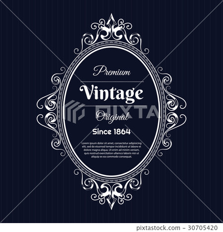Vintage background lable style Design Template - Stock Illustration ...