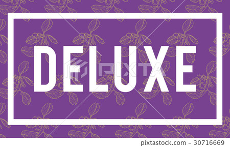 Deluxe Superior Luxurious Exclusive Quality - Stock Illustration ...
