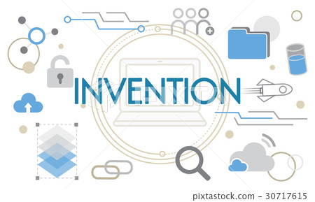 Computer Security Invention Connection - Stock Illustration [30717615 ...