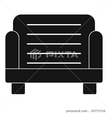 Armchair icon, simple style - Stock Illustration [30755550] - PIXTA