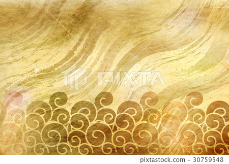 Golden river texture - Stock Illustration [30759548] - PIXTA