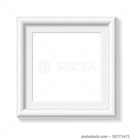 White square picture frame - Stock Illustration [30771471] - PIXTA
