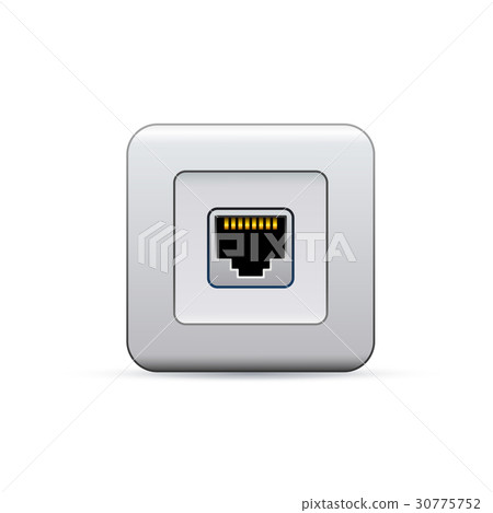 Network socket icon - Stock Illustration [30775752] - PIXTA