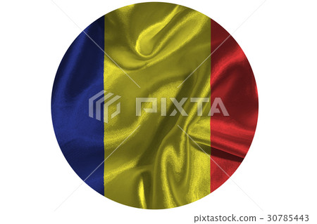 Chad national flag 3D illustration symbol. - Stock Illustration ...