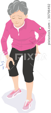 Knee pain - Stock Illustration [30796492] - PIXTA