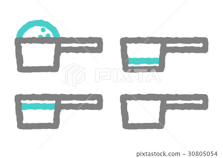 Spoon for laundry powder detergent - Stock Illustration [30805054] - PIXTA