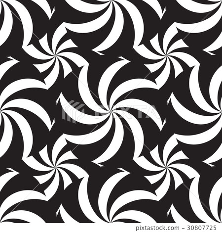 Abstract flow line pattern Swirl seamless ornament - Stock Illustration ...