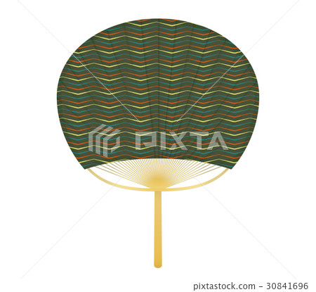 Fan pattern wavy pattern - Stock Illustration [30841696] - PIXTA