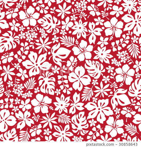 Cute Aloha pattern - Stock Illustration [30858643] - PIXTA