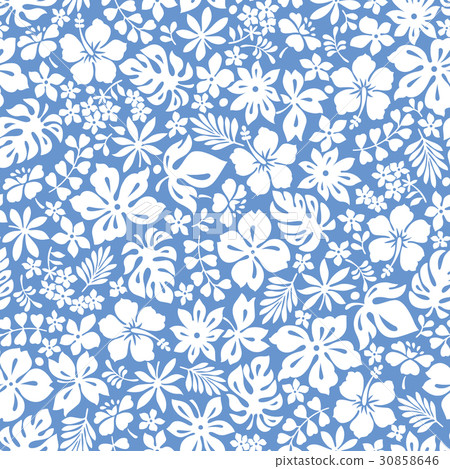 Cute Aloha pattern - Stock Illustration [30858646] - PIXTA