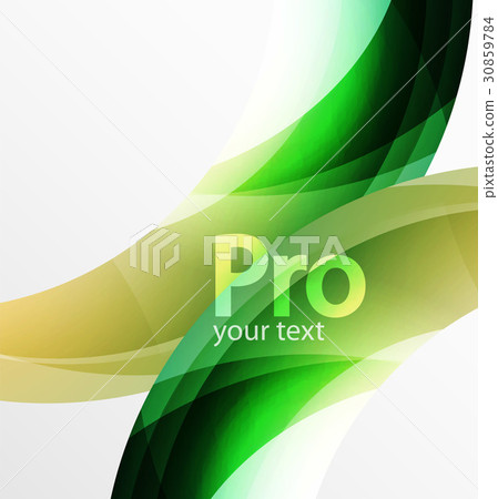 Futuristic hi-tech glass wave abstract background - Stock Illustration ...