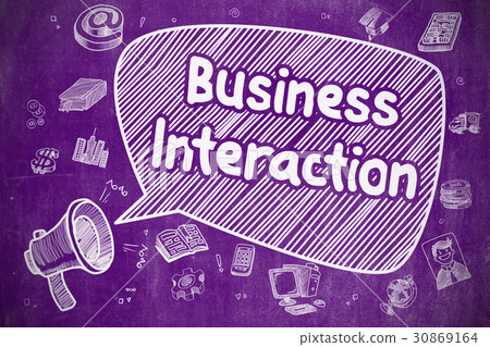 Business Interaction - Business Concept. - Stock Illustration [30869164 ...