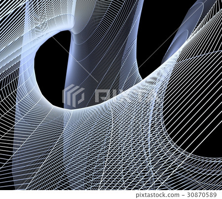 Abstract wire frame - Stock Illustration [30870589] - PIXTA