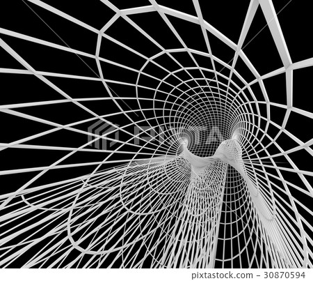 Abstract wire frame - Stock Illustration [30870594] - PIXTA