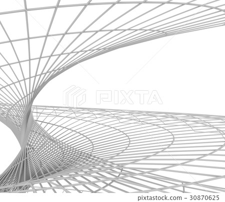 Abstract wire frame - Stock Illustration [30870625] - PIXTA
