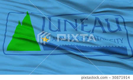 Closeup of Juneau City Flag - Stock Illustration [30871914] - PIXTA