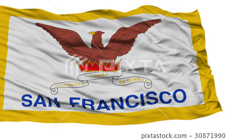 Isolated San Francisco City Flag, USA - Stock Illustration [30871990 ...