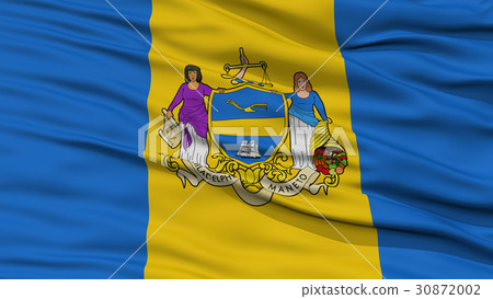 Closeup of Philadelphia City Flag - Stock Illustration [30872002] - PIXTA