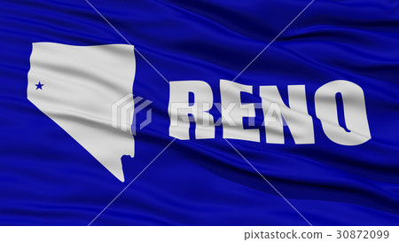 Closeup of Reno City Flag - Stock Illustration [30872099] - PIXTA
