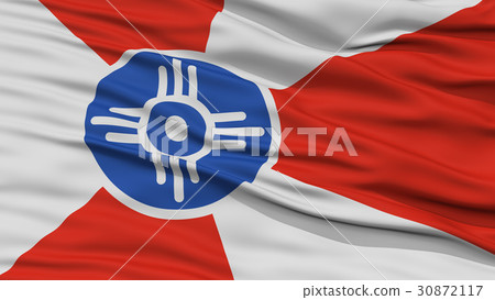 Closeup of Wichita City Flag - Stock Illustration [30872117] - PIXTA