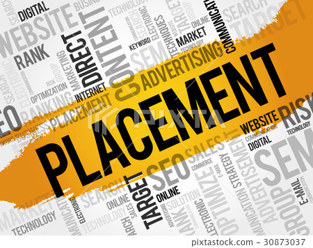 PLACEMENT word cloud - Stock Illustration [30873037] - PIXTA