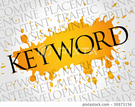 KEYWORD word cloud collage - Stock Illustration [30873156] - PIXTA