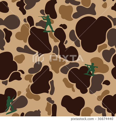 Duck Hunter Camouflage Seamless Pattern wallpaper - Stock Illustration ...