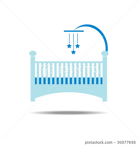 Baby room Icon. Nursery Vector Flat illustration. - Stock Illustration ...