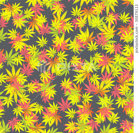 Seamless Texture Marijuana One - Stock Illustration [30879113] - PIXTA