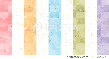 Colorful Japanese paper background texture - Stock Illustration ...