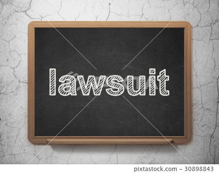 Law concept: Lawsuit on chalkboard background - Stock Illustration [30898843] - PIXTA