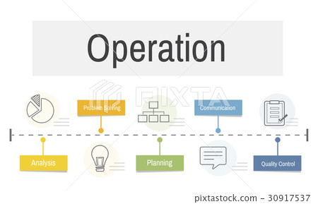 Operation Process Performance Development Icon-插圖素材 [30917537] - PIXTA圖庫