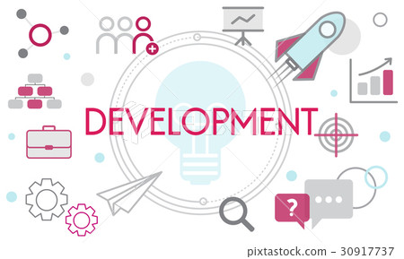 Business Venture Development Target - Stock Illustration [30917737] - PIXTA