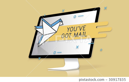 Mail Postal Communication Connection... - Stock Illustration [30917835 ...