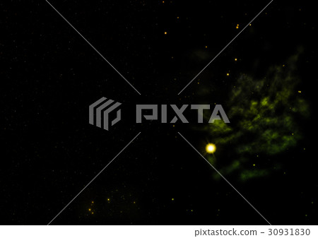 Small part of an infinite star field. 3D rendering - Stock Illustration ...