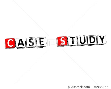 3D Word Case Study on white background - Stock Illustration [30933136 ...