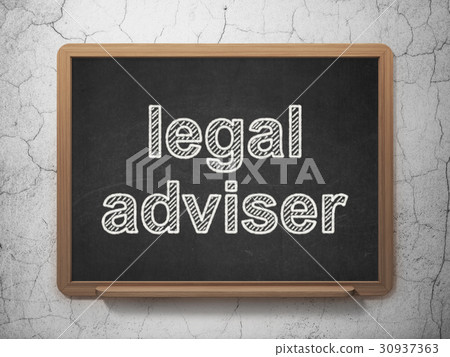 Law concept: Legal Adviser on chalkboard - Stock Illustration [30937363 ...
