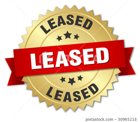 leased round isolated gold badge - Stock Illustration [30965218] - PIXTA