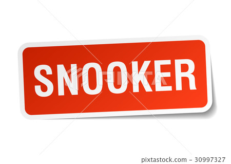 snooker square sticker on white - Stock Illustration [30997327] - PIXTA