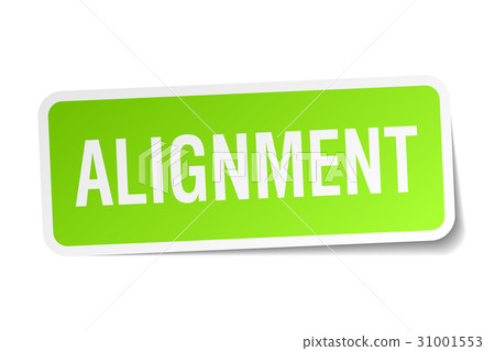 alignment square sticker on white - Stock Illustration [31001553] - PIXTA