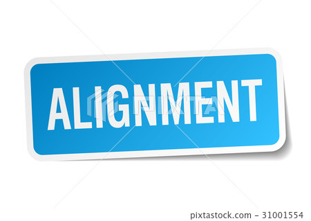 alignment square sticker on white - Stock Illustration [31001554] - PIXTA