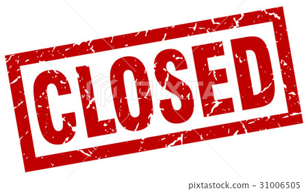square grunge red closed stamp - Stock Illustration [31006505] - PIXTA