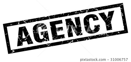square grunge black agency stamp - Stock Illustration [31006757] - PIXTA
